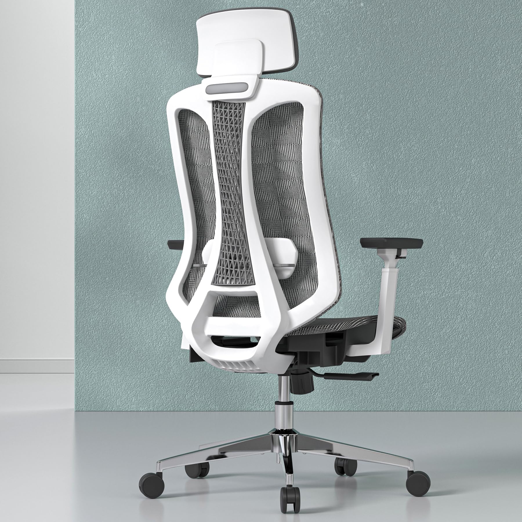 Logicfox Ergonomic Mesh Office Chair, Computer Desk Chair with 3D ...