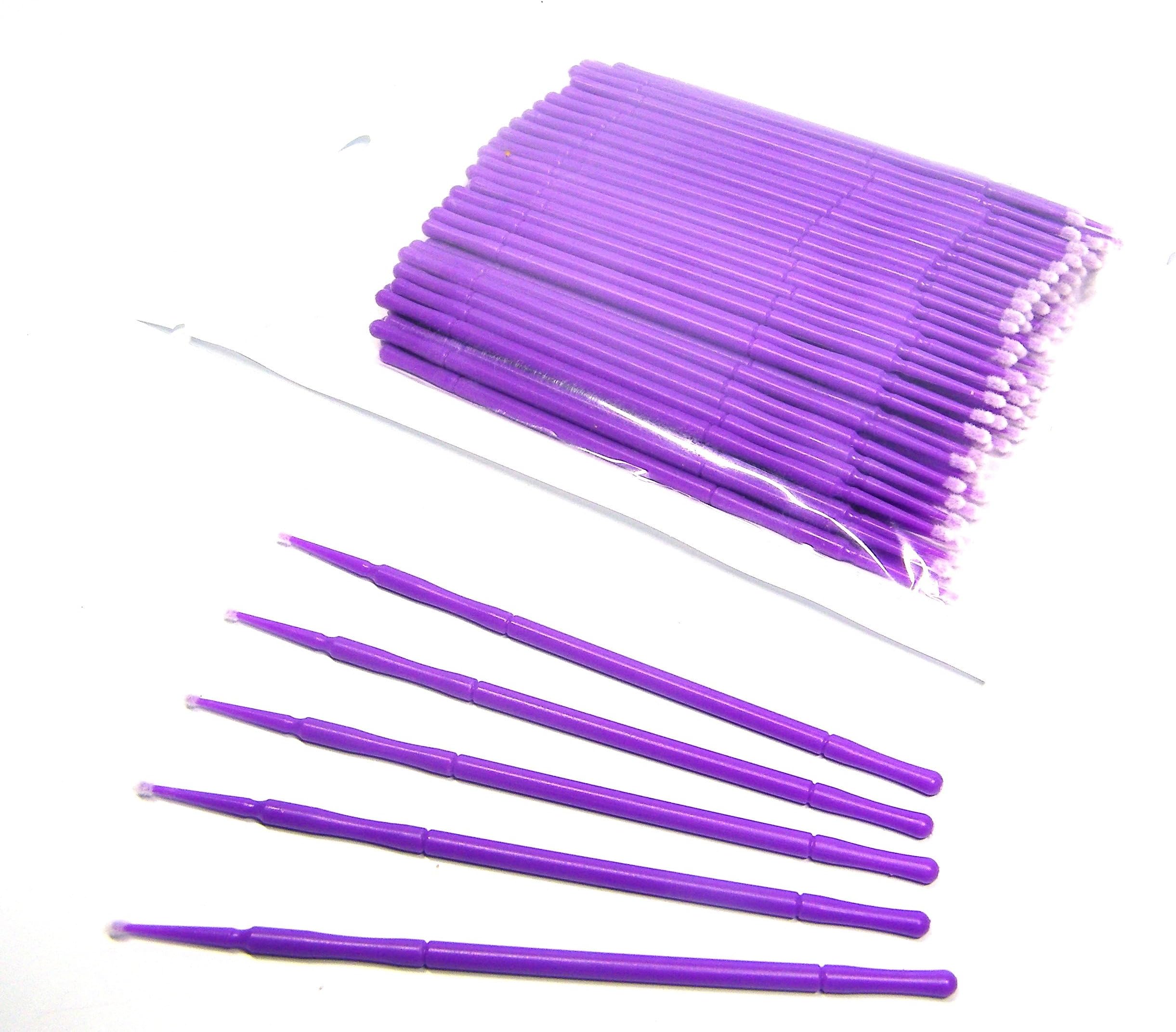 Amazon.com: 100 1.5mm Fine Touch Up Micro Brush Applicator for Detail ...