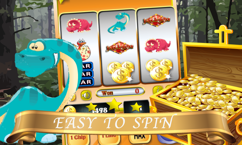 Jurassic Extinct Fight Slot : Tropical Dinosaurs Casino Games:Amazon ...