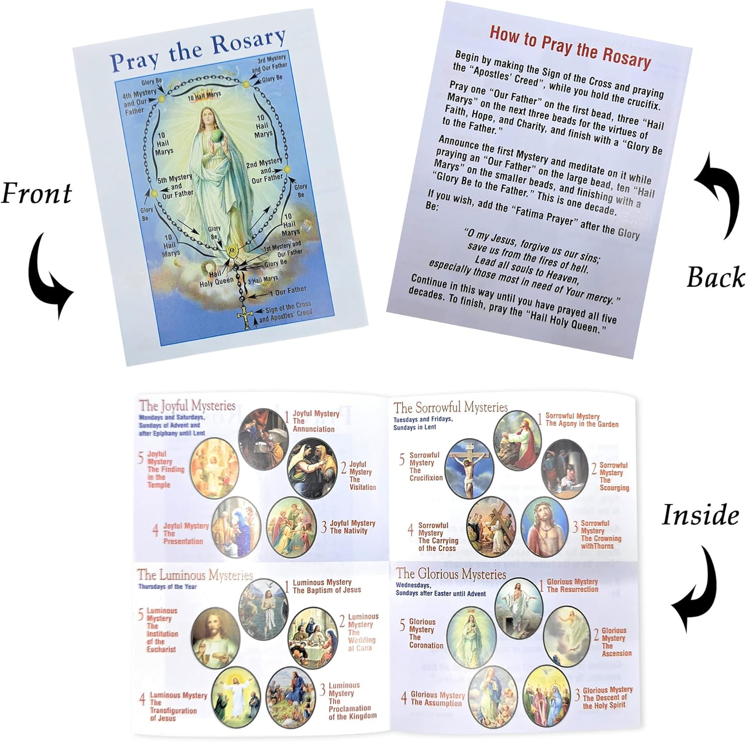 How To Pray The Rosary - Pray The Rosary Booklet, Philippines | Ubuy