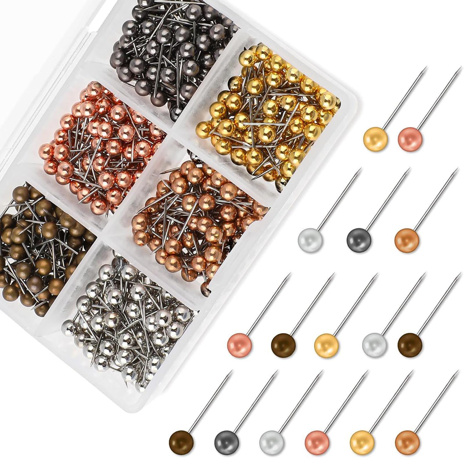 480 Pcs Cork board pins, map pin, push pins for cork board, pin board ...