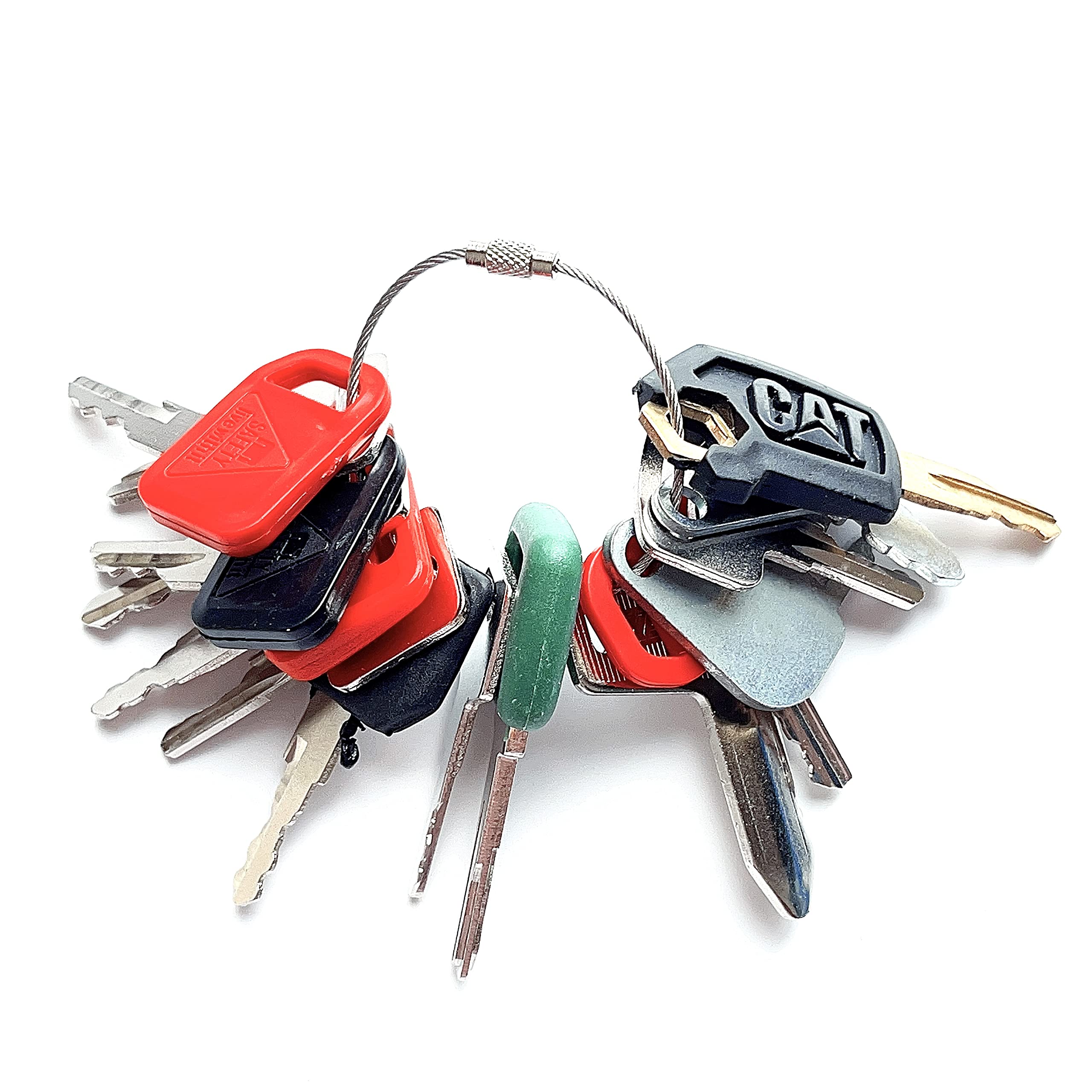 Equipment Keys 24 Heavy Set Fits CAT Case Kubota Volvo JCB Komatsu ...
