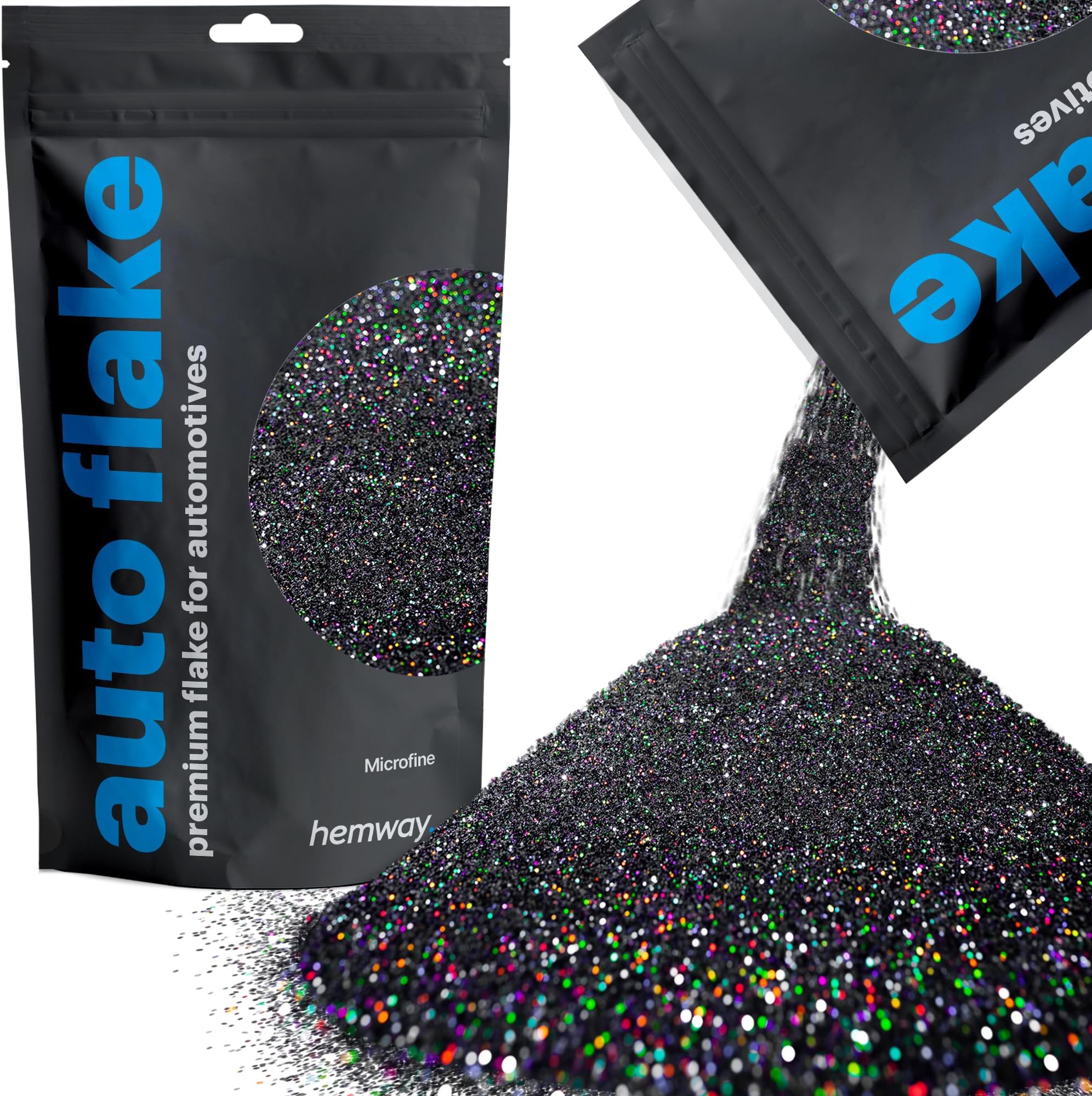 Amazon.com: "Optix Holographic Flake 0.5g" Silver Rainbow Intense ...