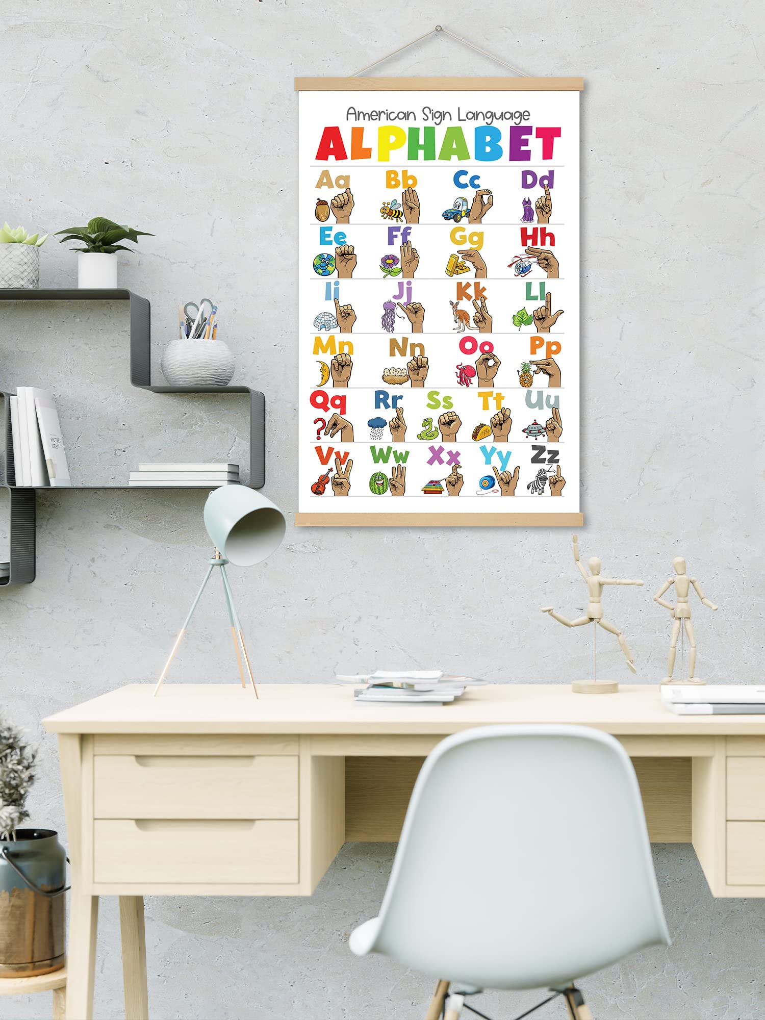 Asl Alphabet Poster American Sign Language Poster, Printable ASL ...