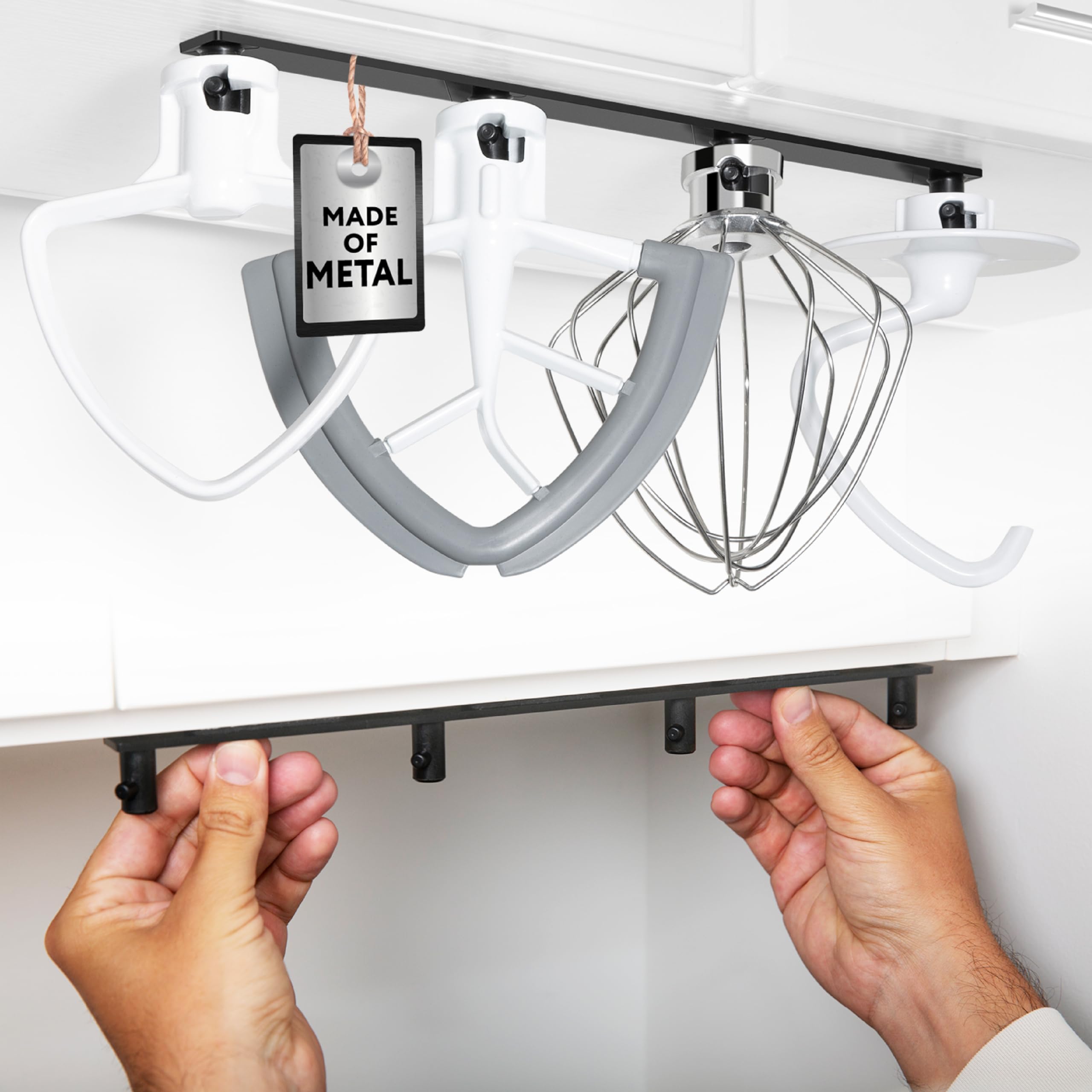 Amazon.com: Impresa Metal Stand Mixer Attachment Storage Organizer for ...