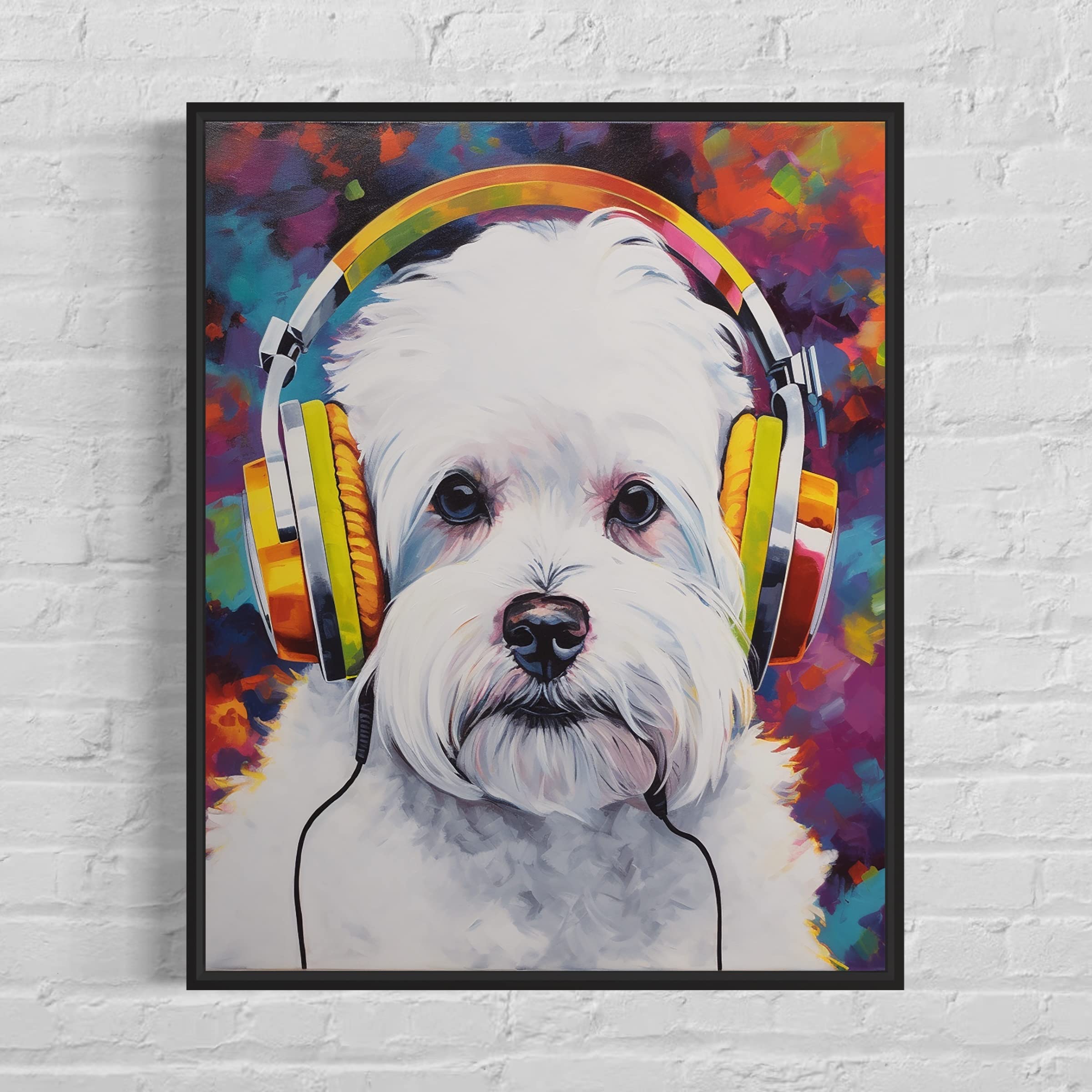 Amazon.com: Maltese Art Print Poster, Maltese Wall Art Painting Decor ...