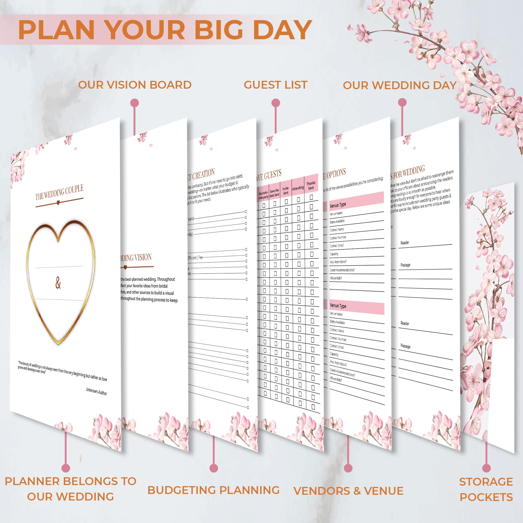 Printable Wedding Checklist The Knot Wedding Planner For Bride 9" X