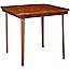 Amazon.com: Stakmore Company, Inc. 32" Square Folding Table Finish: Oak ...