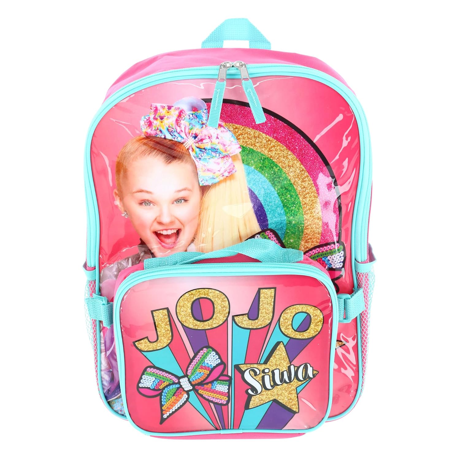 Jojo Siwa 16" Backpack with Lunch Bag- B20JO46556 : Amazon.in: Bags ...