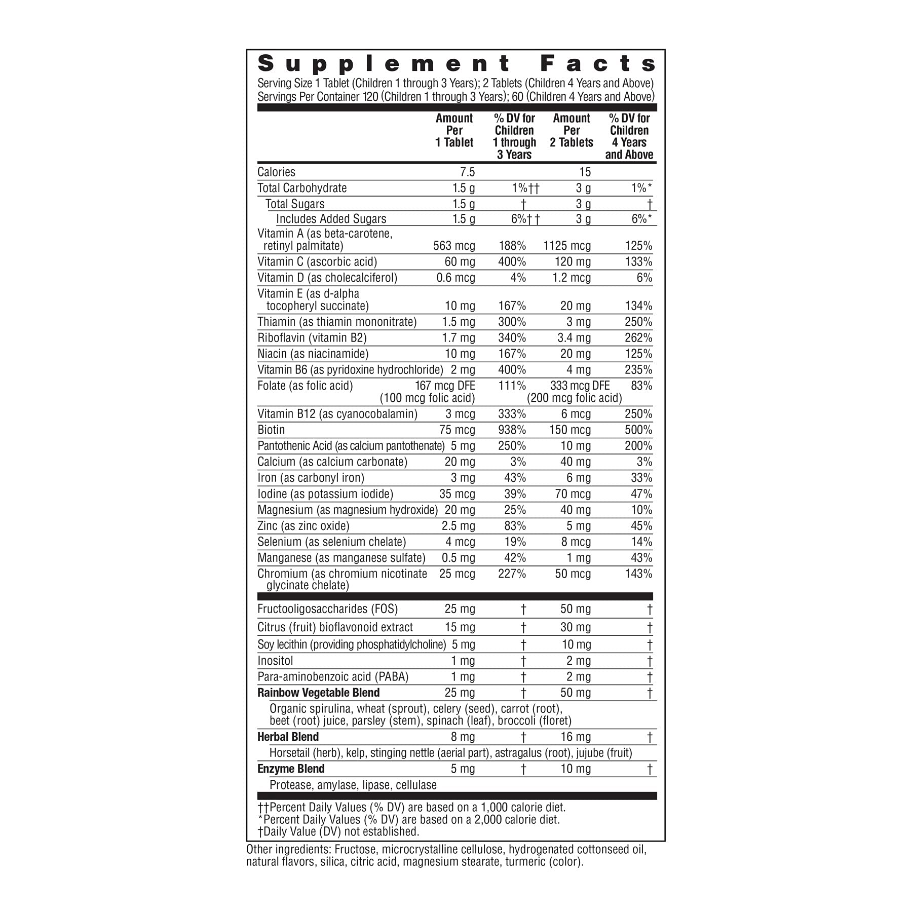 Buy Rainbow Light Nutri Stars Multivitamins for Kids Provides Brain and ...