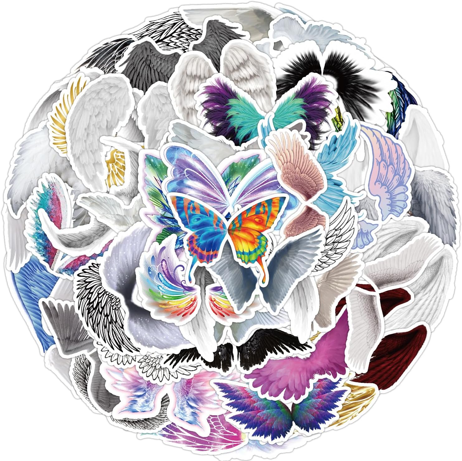 Amazon.com: 200 Pcs Evil Eye Stickers Vinyl Blue Eyes Decal for Water ...