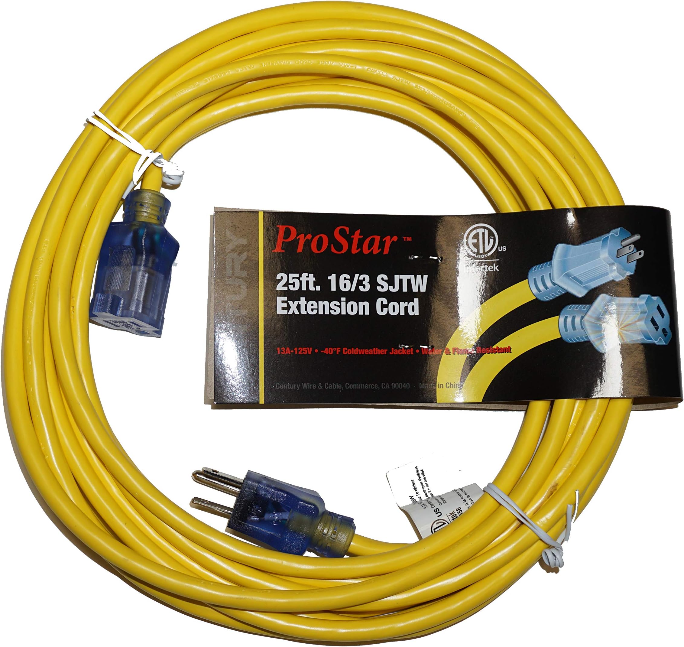 Southwire Heavy Duty Extension Cord, 25Ft, 12 Gauge, 3 Conductor, High ...