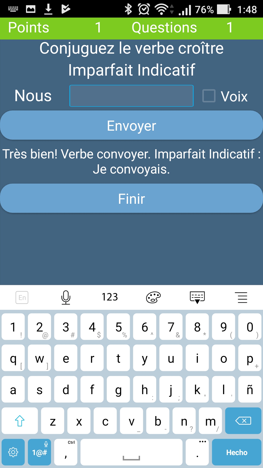 French Conjugation Trainer FREE - App on Amazon Appstore