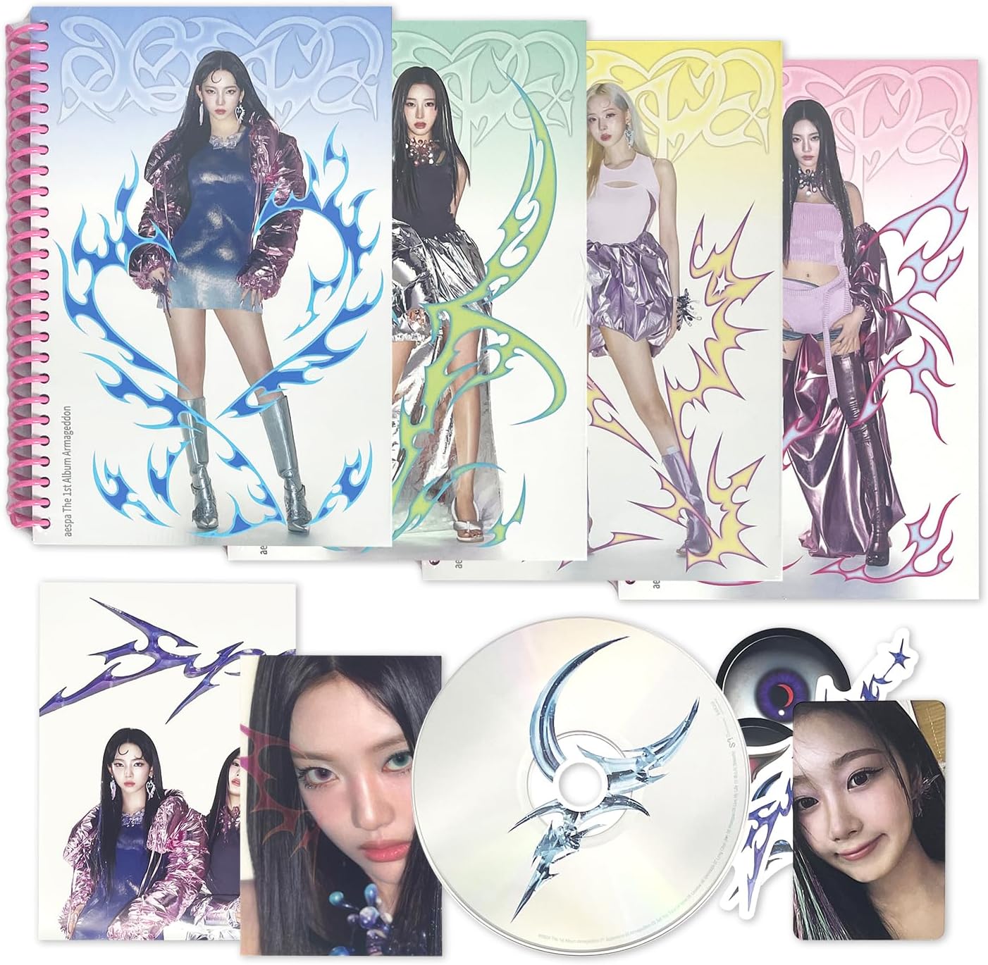 aespa - 1st Album [Armageddon] (Superbeing Ver. - Random) Photo Book + CD-R + Lenticular ...