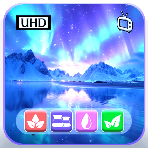 Aurora Borealis Northern Lights - Relaxing Cosmic Light Show Space ...