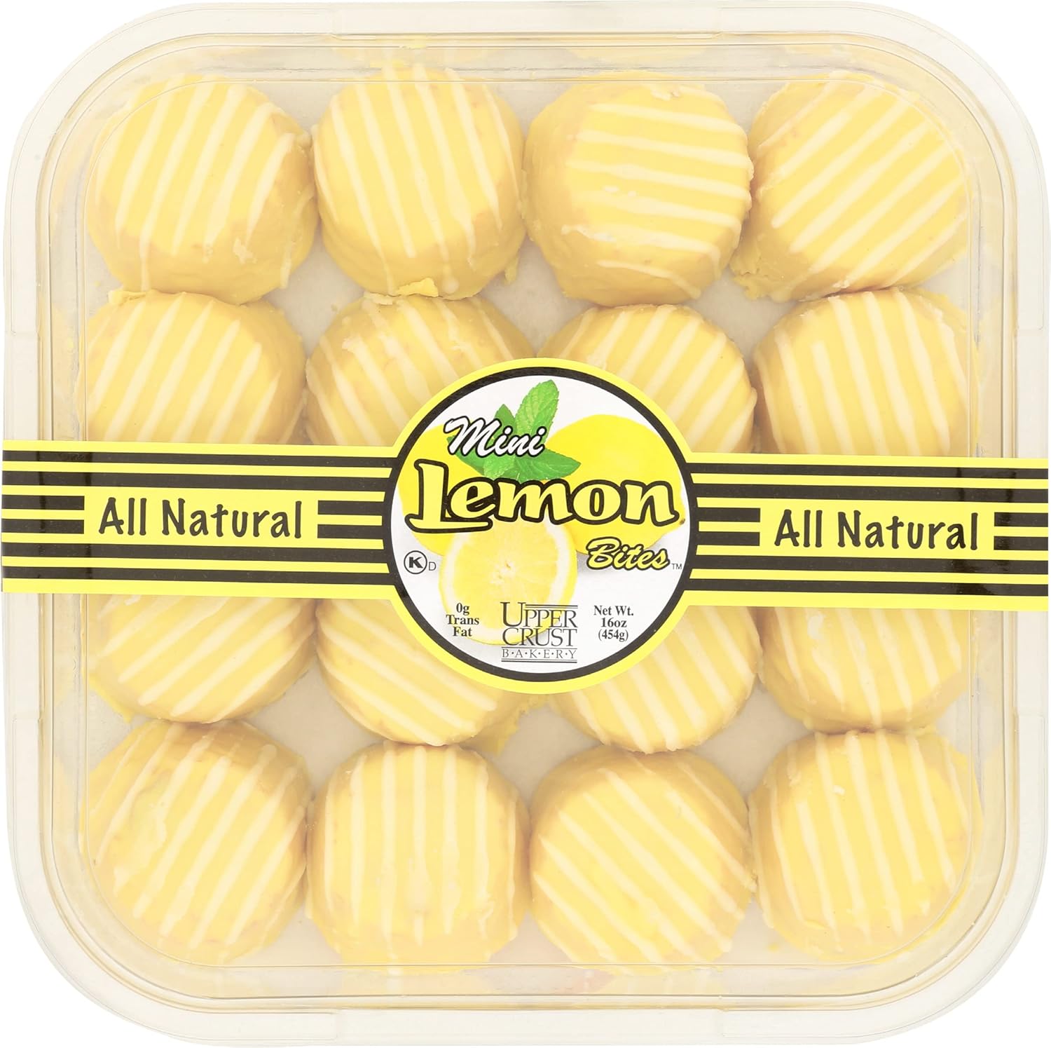Amazon.com: UPPER CRUST GOURMET Mini Lemon Bites, 16 OZ : Grocery ...