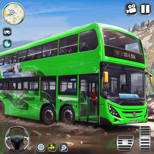 Offroad Bus Driving Game: Uphills Mountains Bus Driver 3D: 4x4 Bus ...