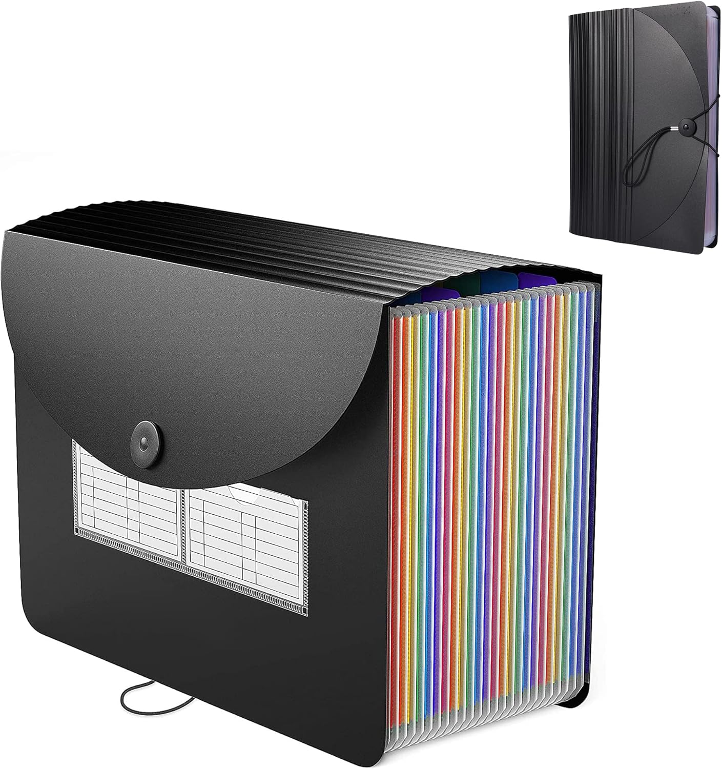 GIOD Accordion File Organizer,Expandable Folder with Cover 24 Pockets ...