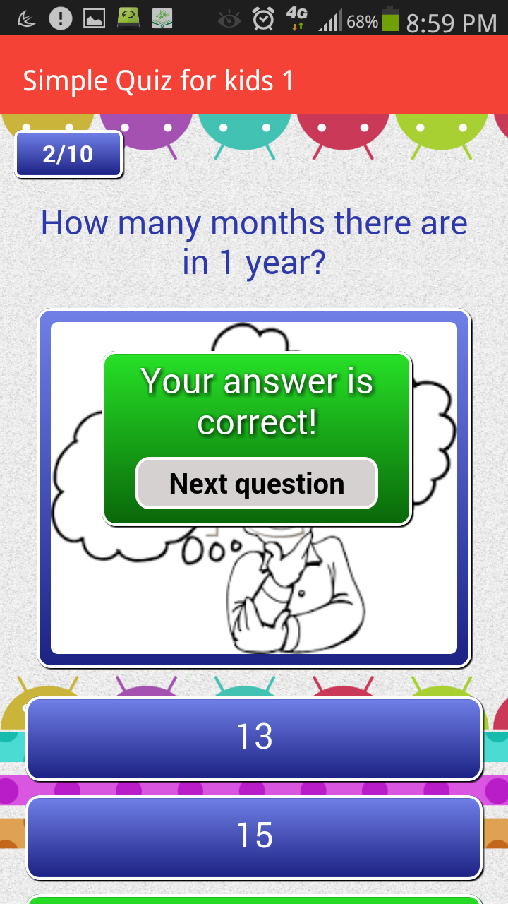 Simple Quiz for kids 1 - App on Amazon Appstore
