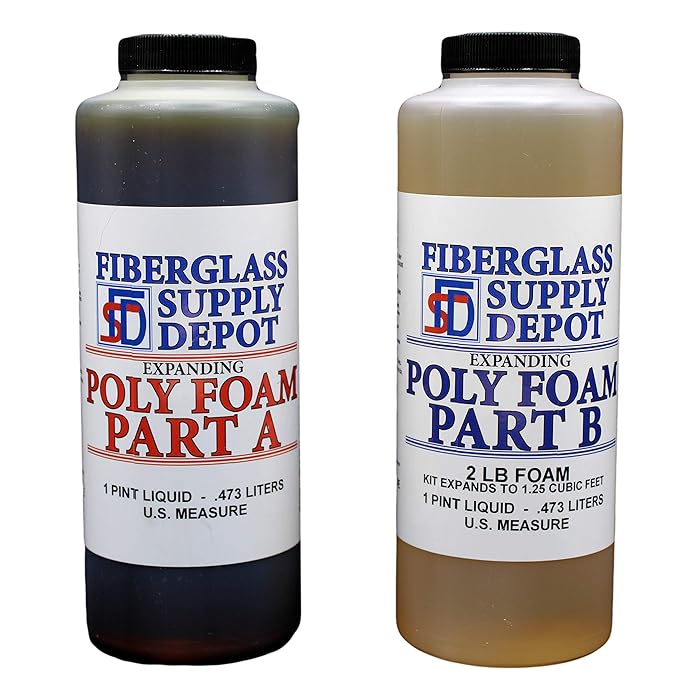 Buy 2 Lb Density Expanding Pour Foam, 2 Part Polyurethane Closed Cell ...