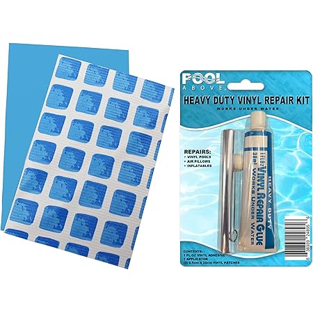 Amazon.com : PRO Vinyl Pool Liner Patch Kit - Repair kit with 2'x2 ...