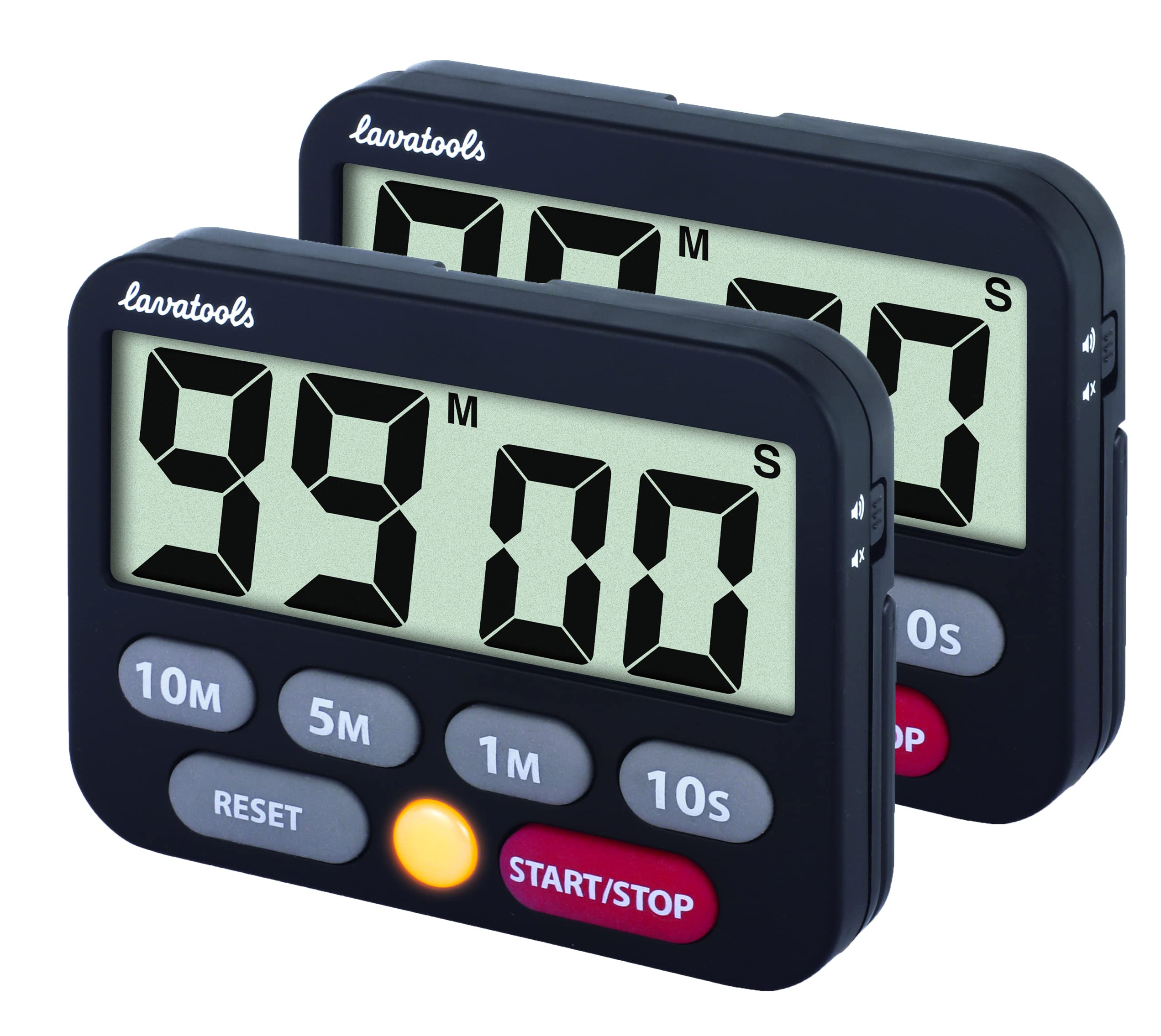 Snapklik.com : KT3 Kitchen Timer & Stopwatch, Large Digits, Loud Alarm ...