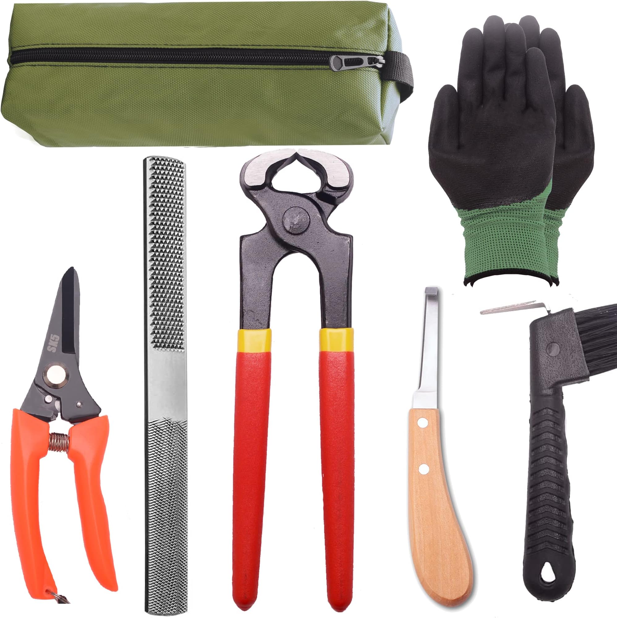 Amazon.com : Swpeet 5Pcs Professional Farrier Tools Value Supplies Kit ...