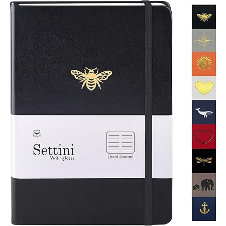Amazon.com : Eccolo Large Lined Journal Notebook, Hardbound Cover ...