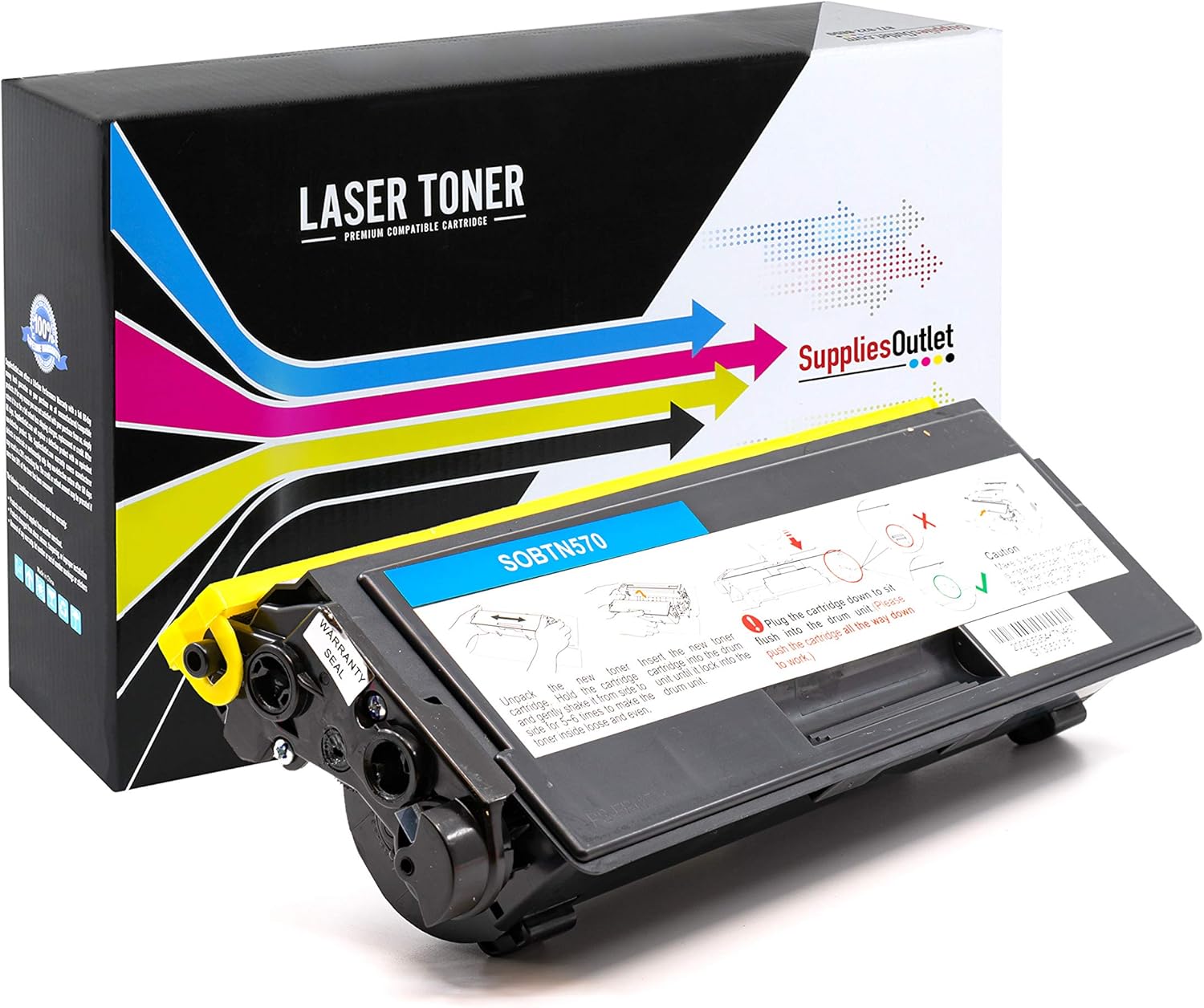 Amazon.com: SuppliesOutlet Compatible Toner Cartridge Replacement for Brother TN570 / TN-570 ...