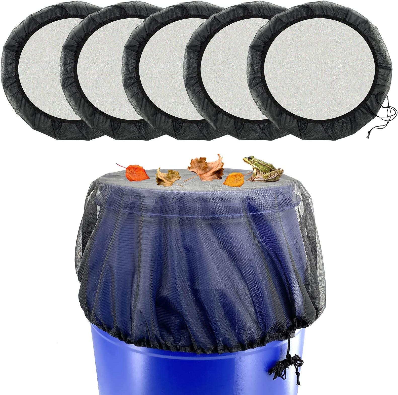 Amazon.com : 2 Pack Mesh Cover for Rain Barrel Keep Mosquitos and ...