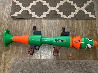 Amazon.com: Nerf Fortnite Rl Blaster - Fires Foam Rockets - Includes 2 ...