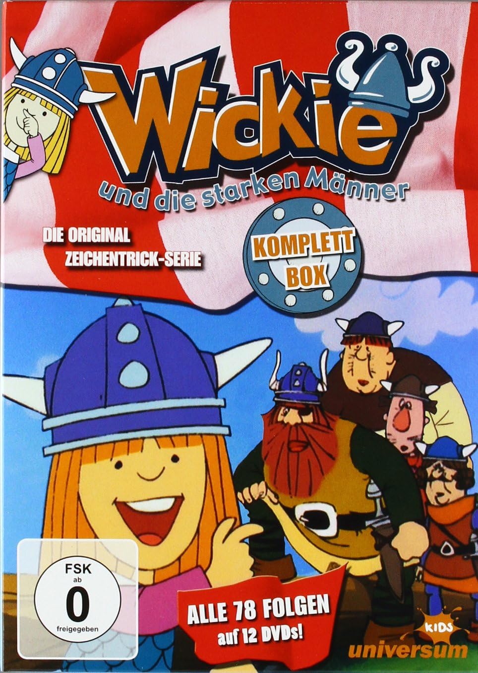 Wickie u.d.starken Männer Kompl.BOX(DVD) Min: 1750DD2.0VB TV-Serien ...