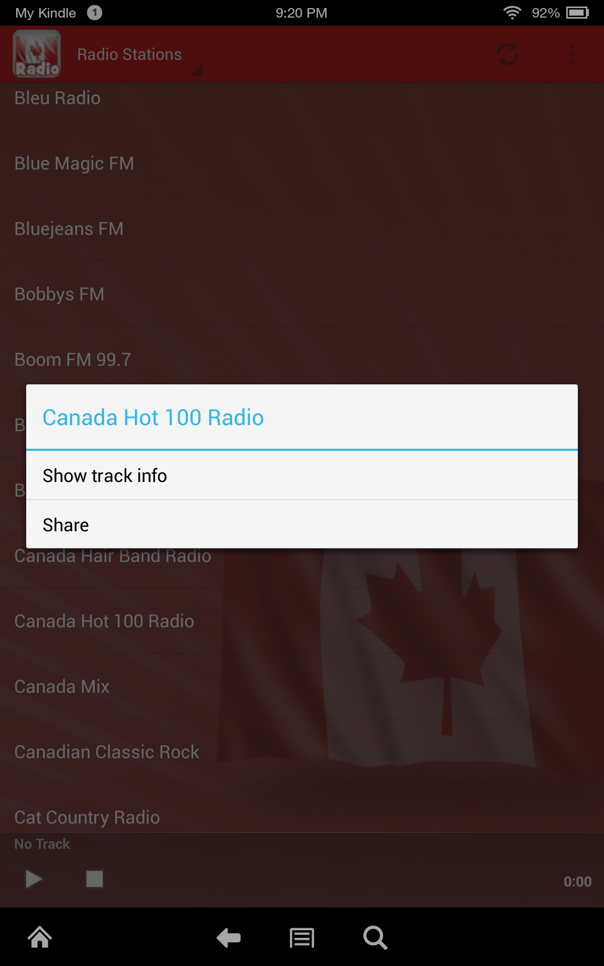 Canada Radio - App on Amazon Appstore