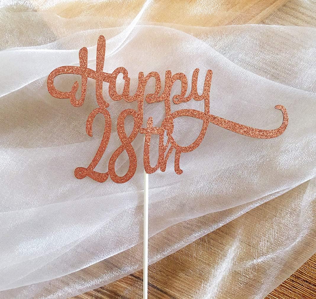 Buy 23th Birthday Cake Topper, Cheers to 23 Years Cake Topper for 23rd ...