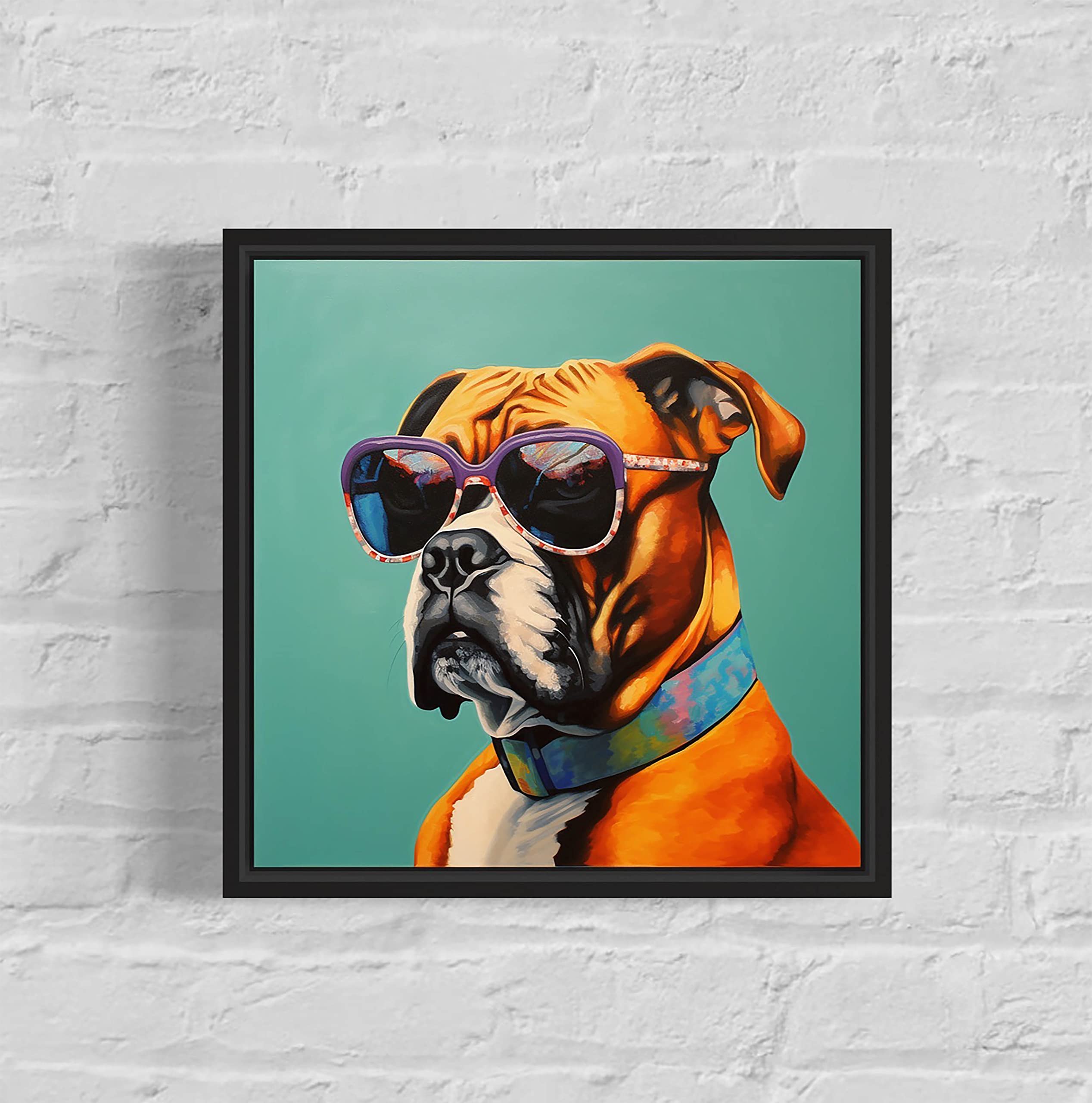 Boxer Hond Pop Art