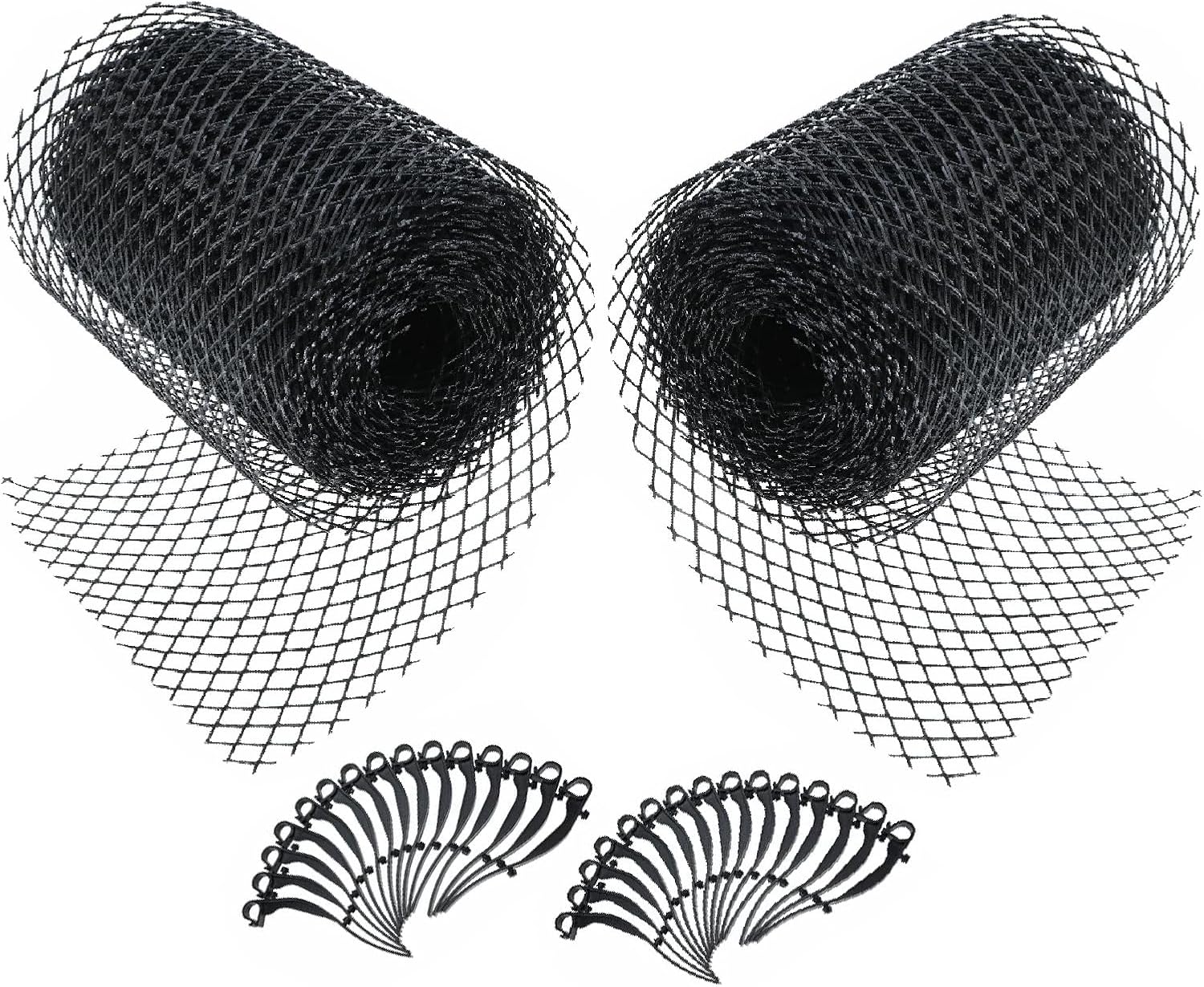 Amazon.com: HOMOKUS Gutter Guard Mesh, 6” Wx20Ft Long Gutter Leaf ...