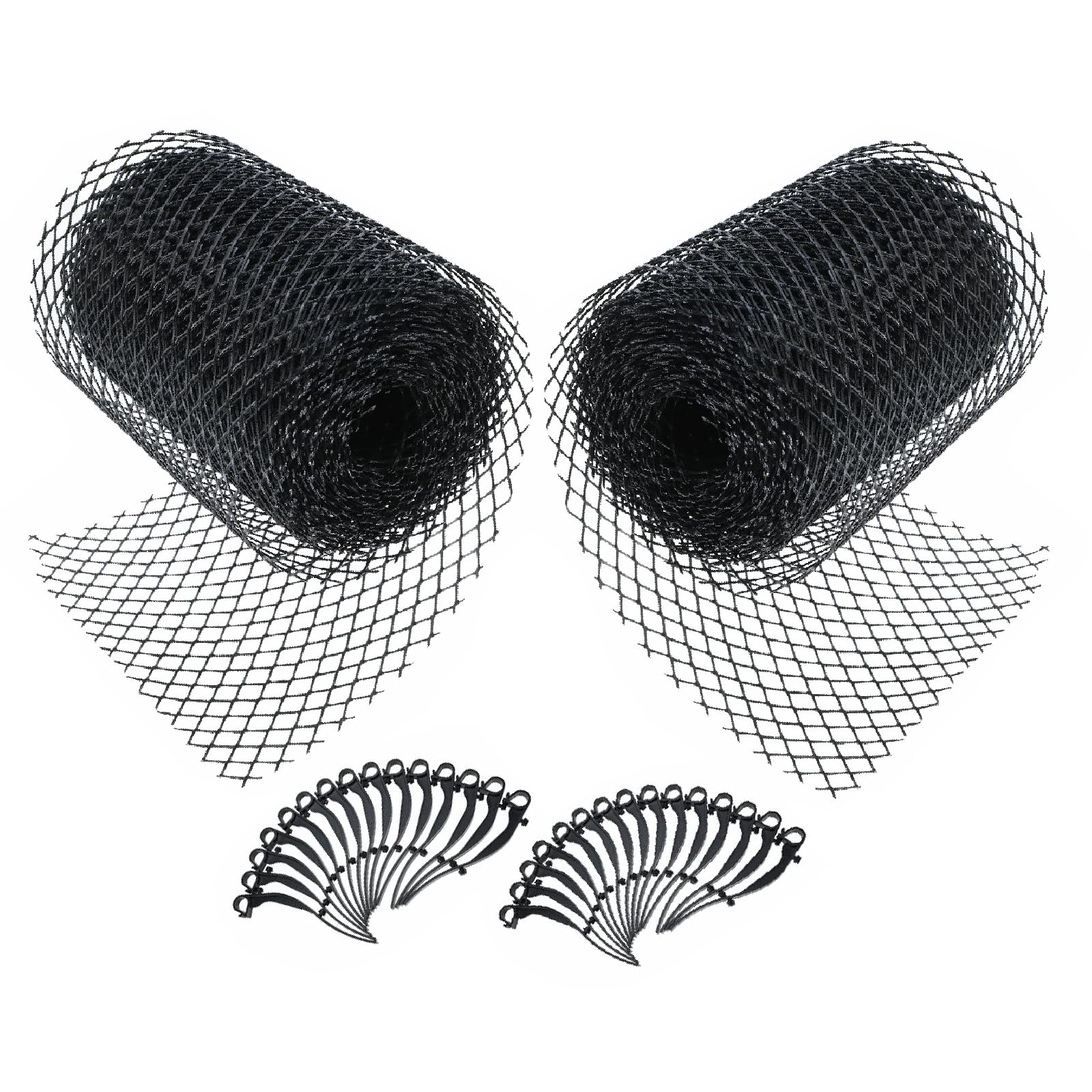 Snapklik.com : HOMOKUS Gutter Guard Mesh, 6” Wx20Ft Long Gutter Leaf Guards