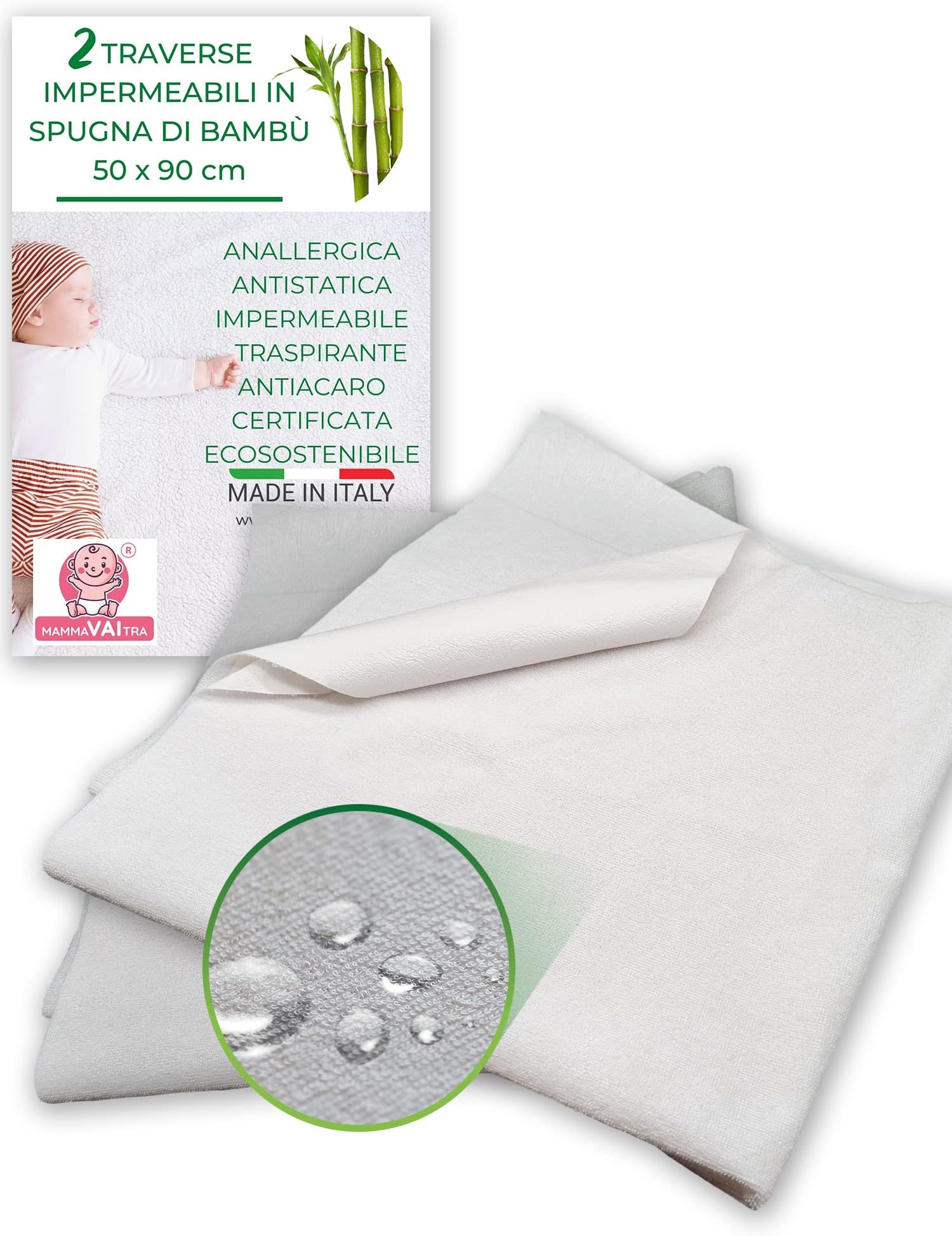 Traversa Impermeabile Matrimoniale (100% Made In Italy e OEKO-TEX ...