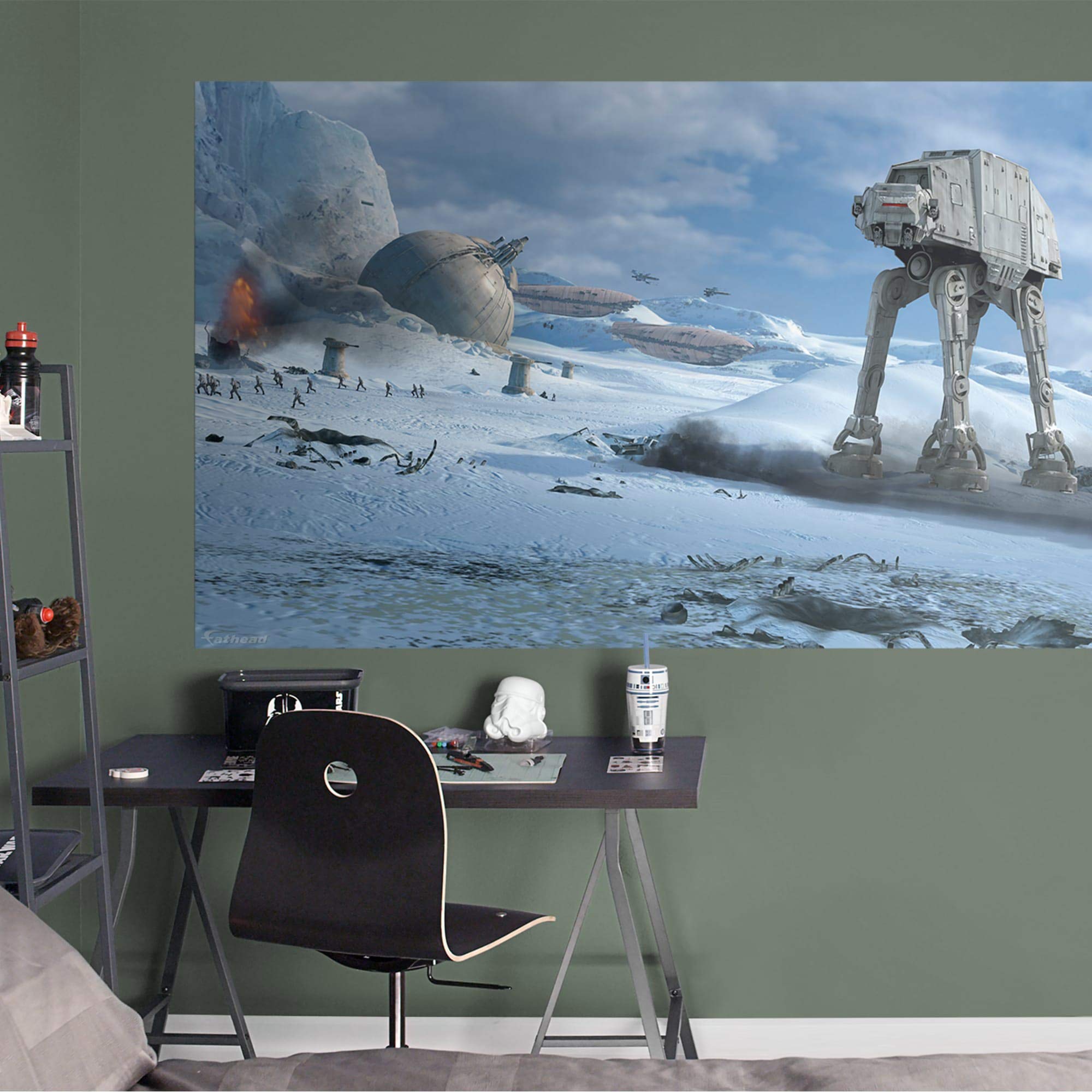 Amazon.com: Fathead Star Wars: Battle of Hoth Mural-Huge Officially ...