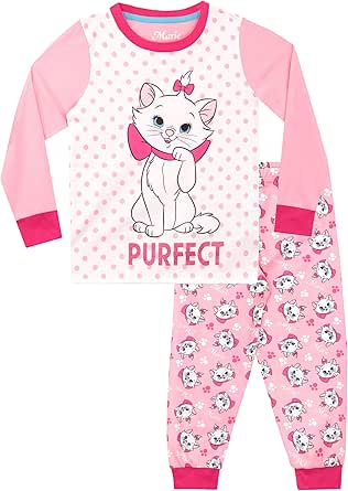 Amazon.com: Disney Aristocats Marie Pajamas | Girls Pajamas | Girls ...
