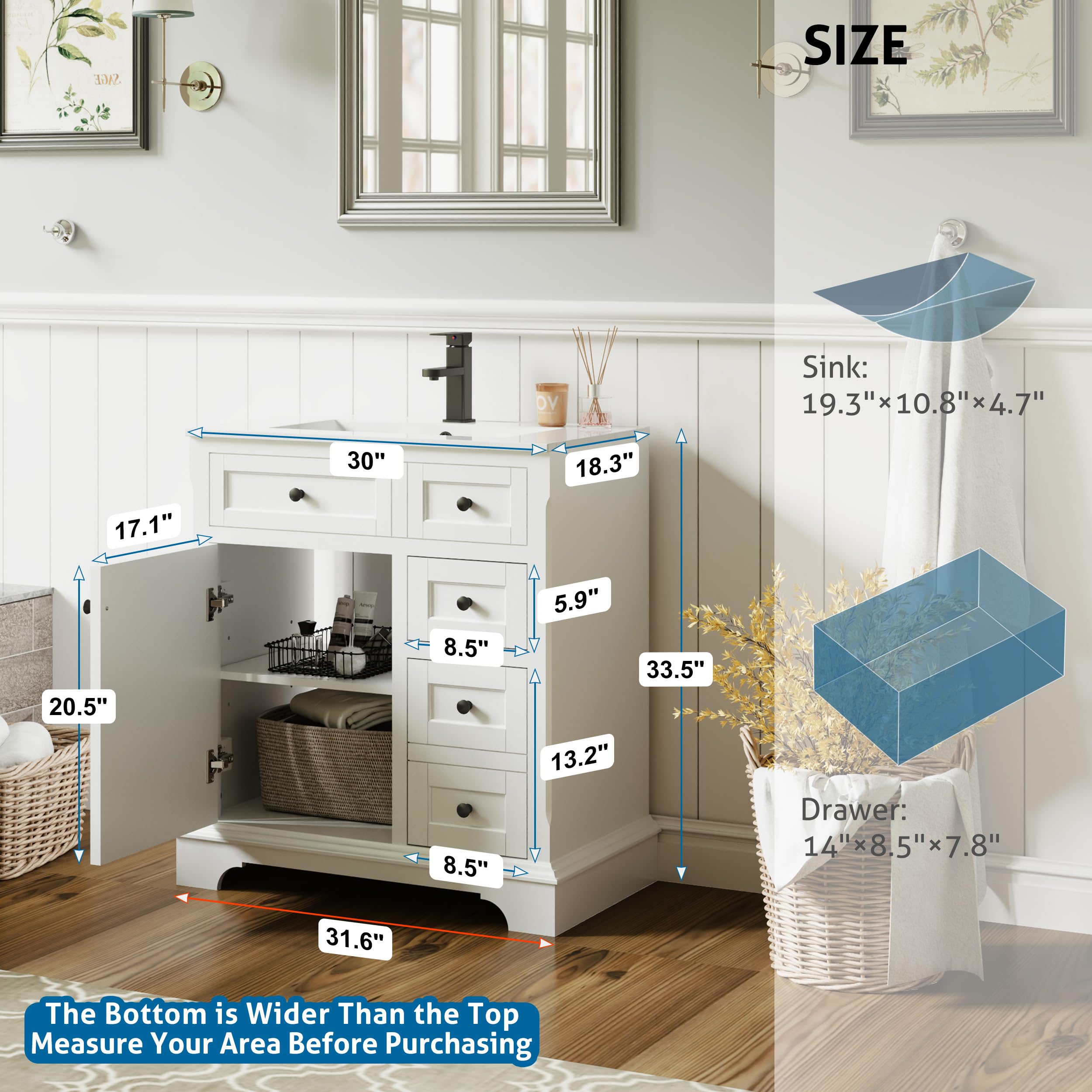 Vanity Cabinet Arched Toe Bathroom Furniture And Bathroom At B&Q