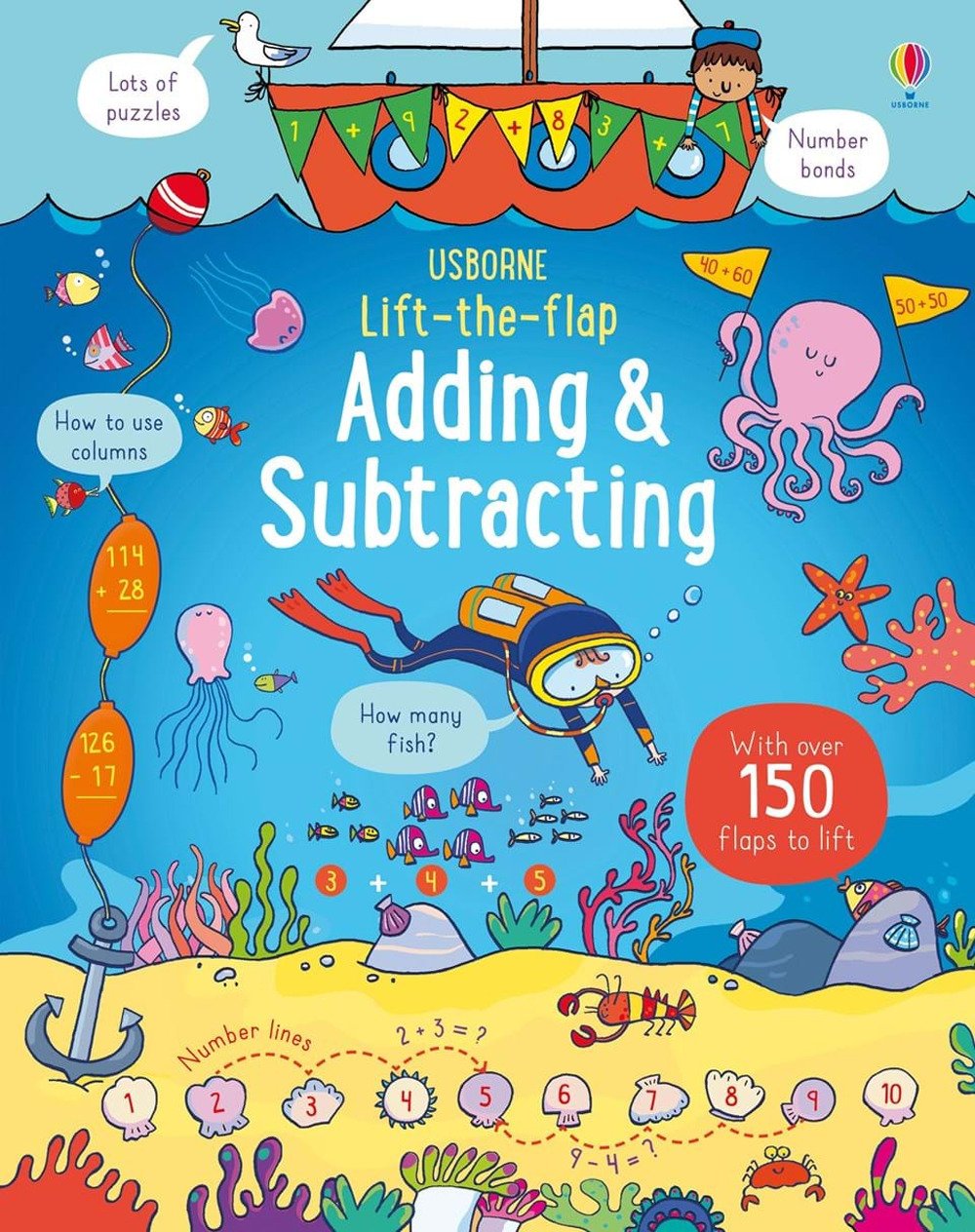 Lift-the-Flap Adding and Subtracting: 1 (Lift-the-flap Maths): Amazon ...