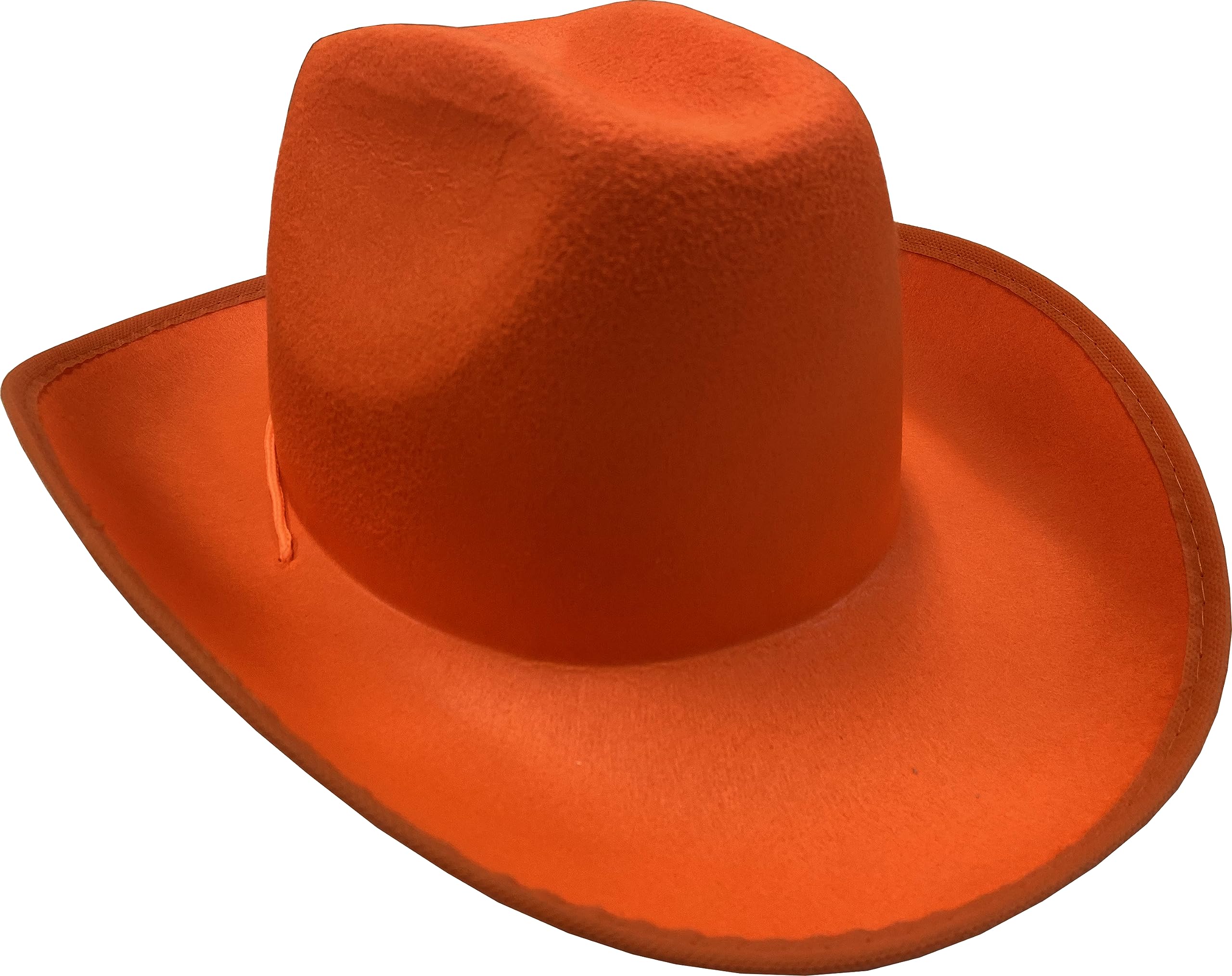 Adult's Rodeo Orange Cowboy Hat Costume Accessory at Amazon Men’s ...