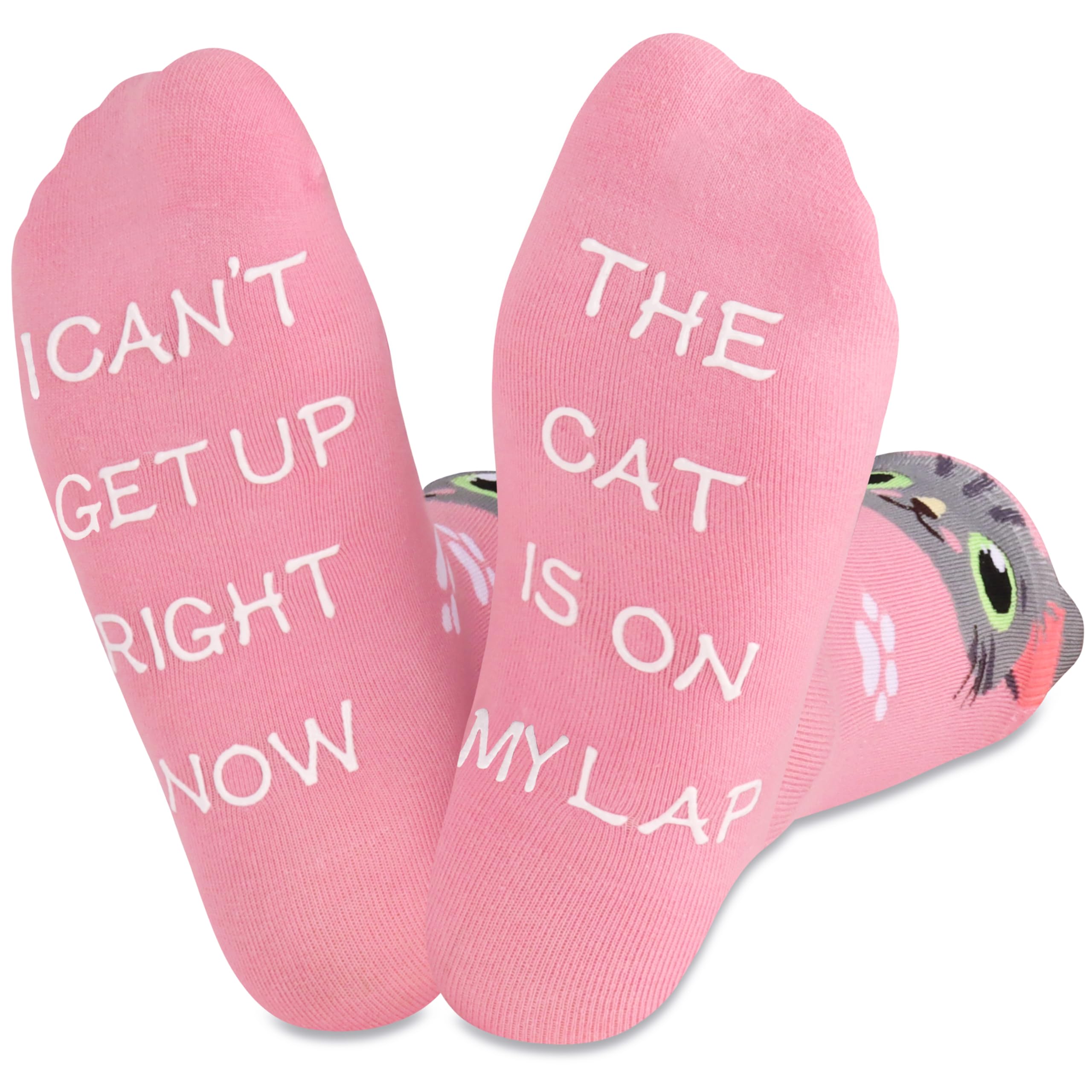 Jeasona Cat Socks Womens 6-9 Funny Cat Gifts for Women Cat Lovers Gifts ...