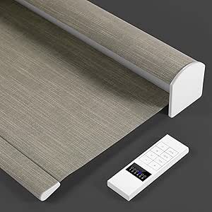 Amazon.com: ZSTARR Motorized Blackout Roller Blinds with Remote Control,Rechargeable Smart ...