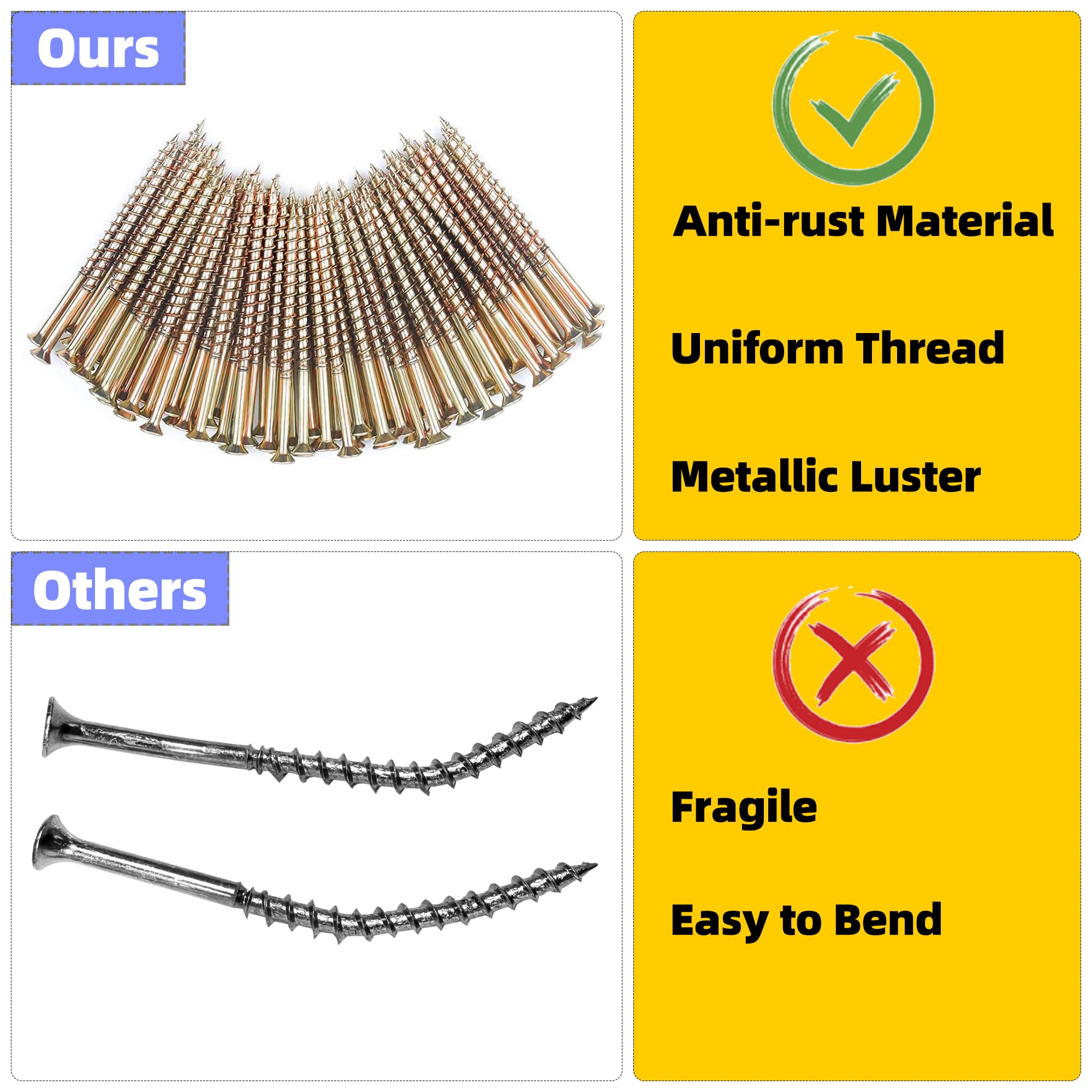 Snapklik.com : Repair Floor Screws For Hardwood, Vinyl, Carpets & Wood ...