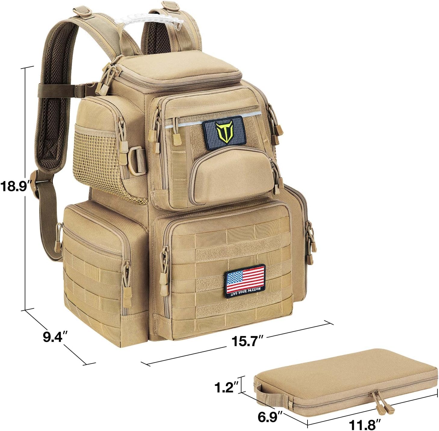 TIDEWE Tactical Range Backpack Review - Ace Pistol Cases