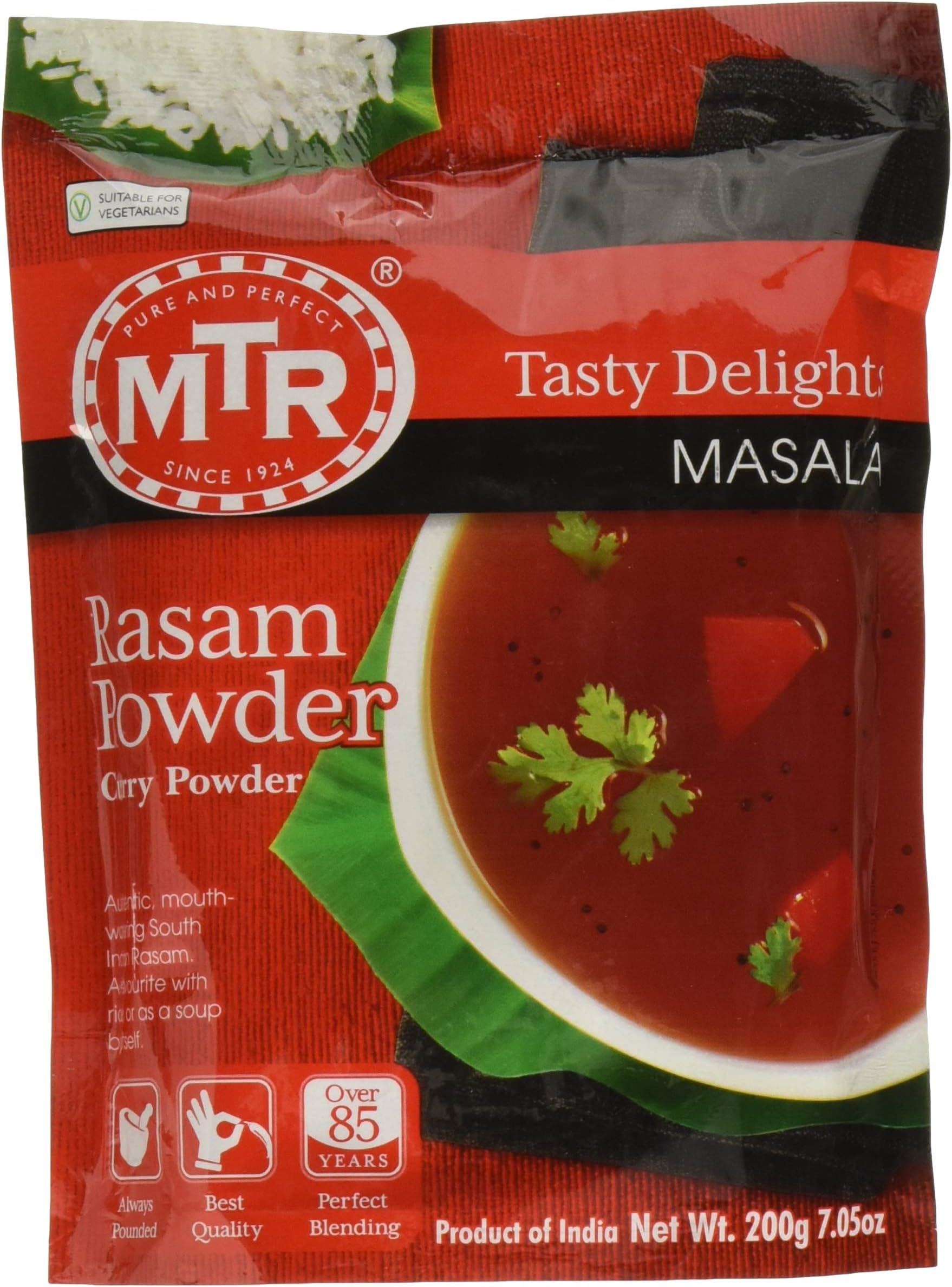 Amazon.com : MTR Rasam Powder 200 gms : Indian Food : Grocery & Gourmet ...
