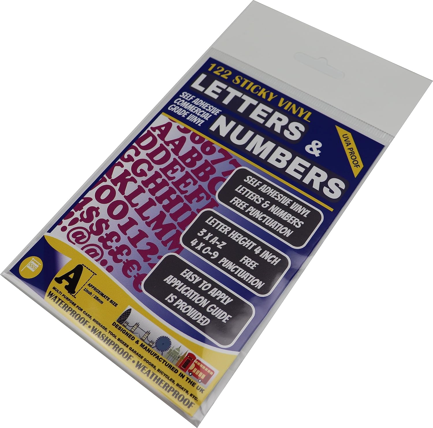 Amazon.com : Professional Pack of 122 pcs X 1"(2.5cm) Self Adhesive ...