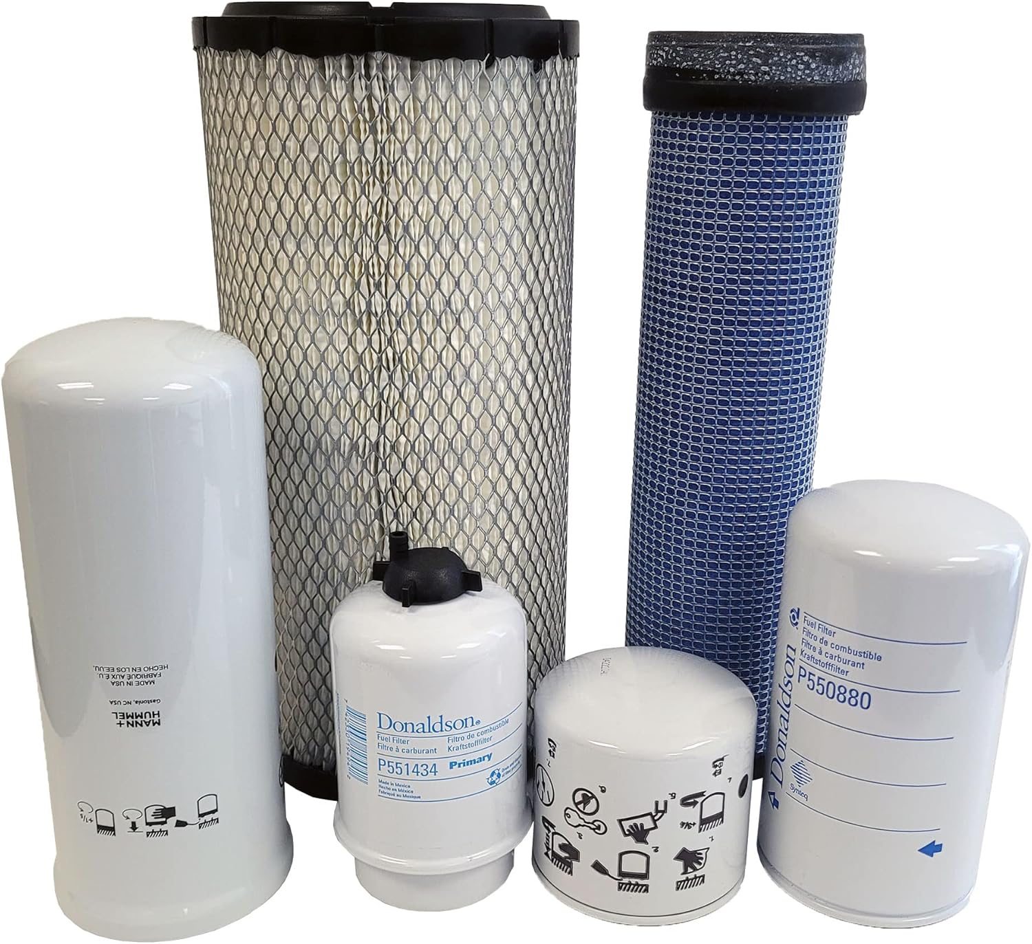 Amazon.com: CFKIT Maintenance Filter Kit Compatible with New/Holland ...